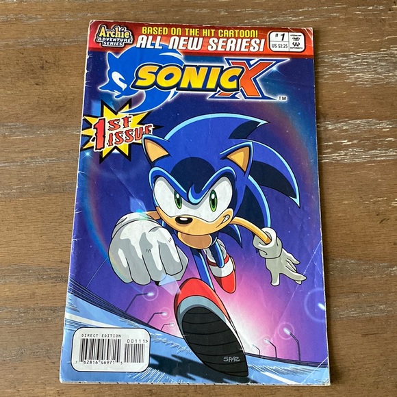 Accessories Original Sonic X 1st Issue Comic Book Poshmark